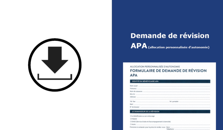 Révision APA : Formulaire de demande à télécharger