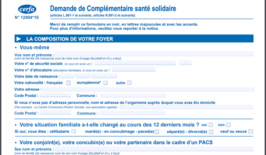 Complémentaire santé solidaire - Tarifs et conditions de l'ex CMU-C